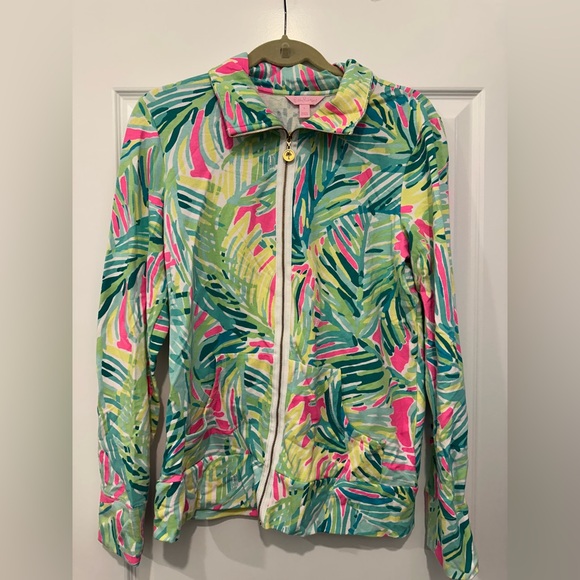 Lilly Pulitzer | Jackets & Coats | Lilly Pulitzer Leona Popover In ...